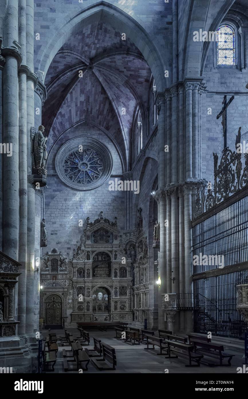 altarpiece, altar and tomb of Santa Librada, virgin and martyr in the ...