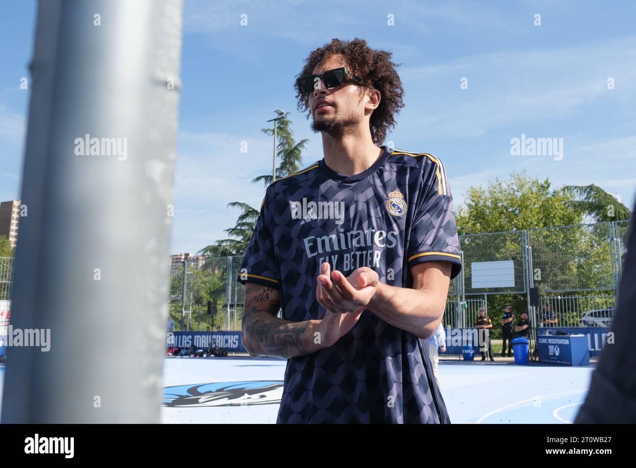 Dereck Lively II during his inauguration of the Dallas Mavericks ...