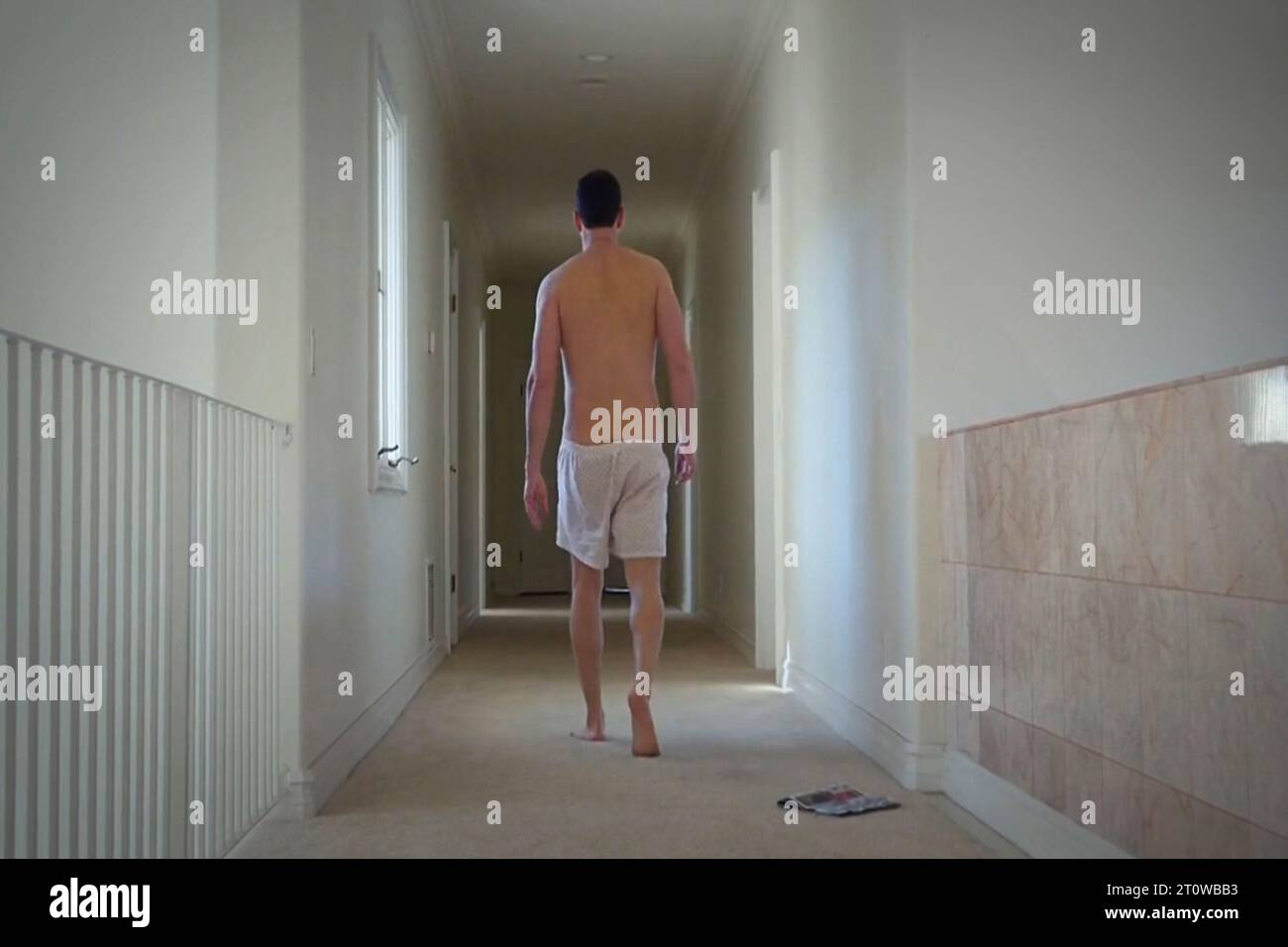 man walks in a corridor Stock Photo - Alamy