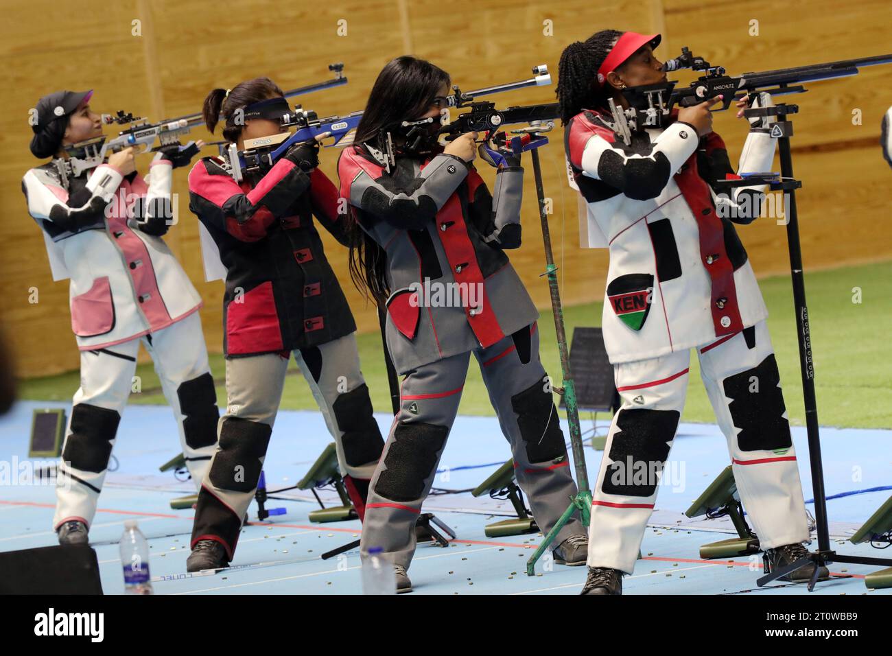 Cairo, Egypt. 8th Oct, 2023. Players compete during the final of men's ...