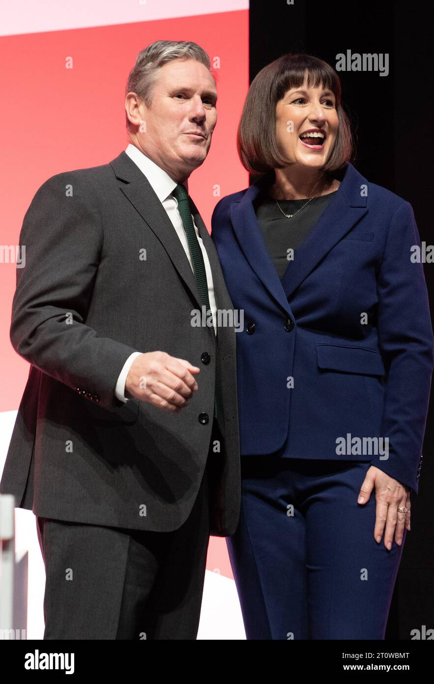 Shadow chancellor Rachel Reeves with party leader Sir Keir Starmer ...