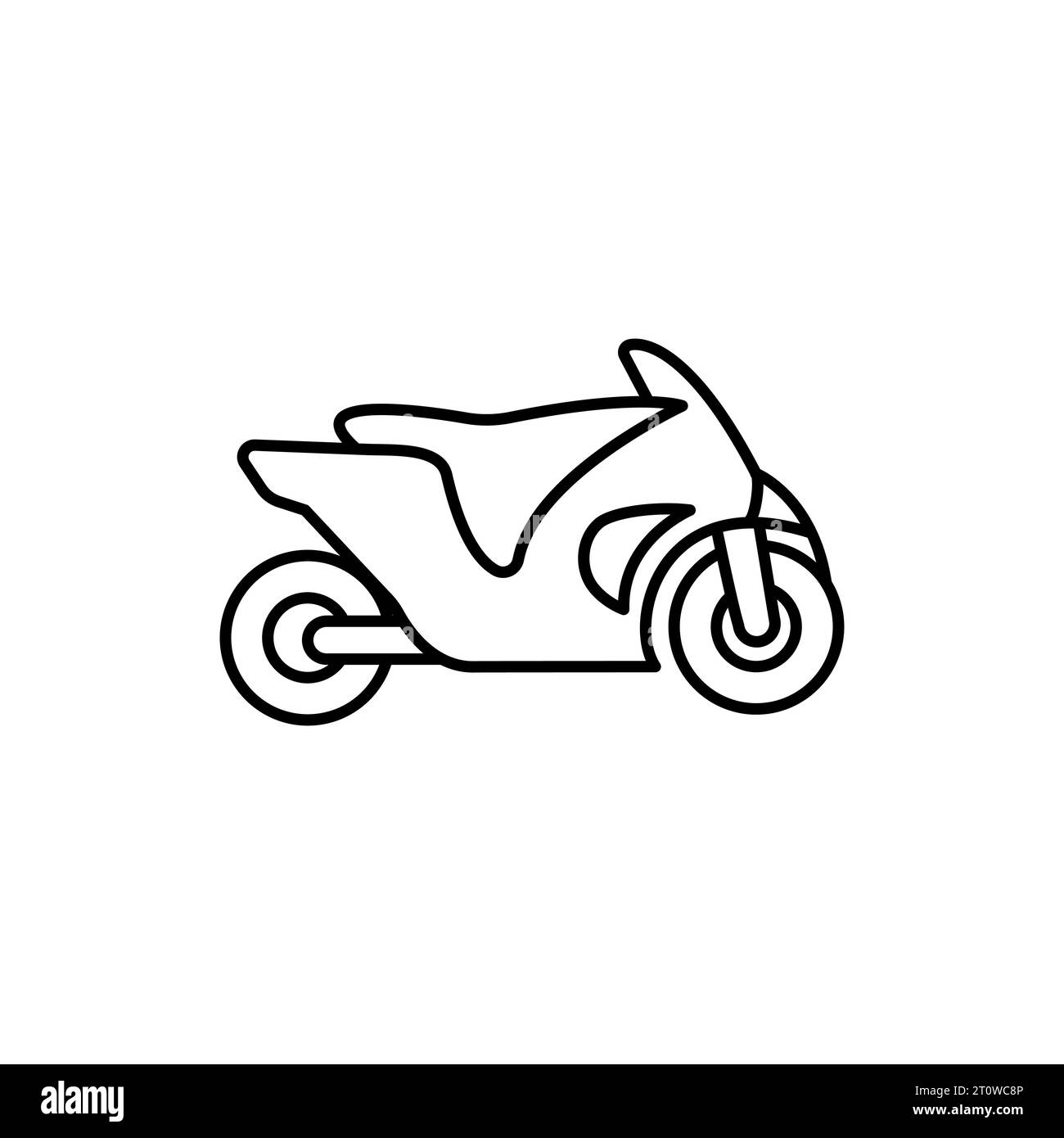 Delivery rider motorcycle Stock Vector Images - Alamy