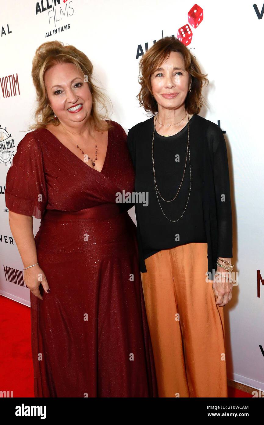LOS ANGELES - OCT 5: Michelle Danner, Anne Archer at the Miranda's ...