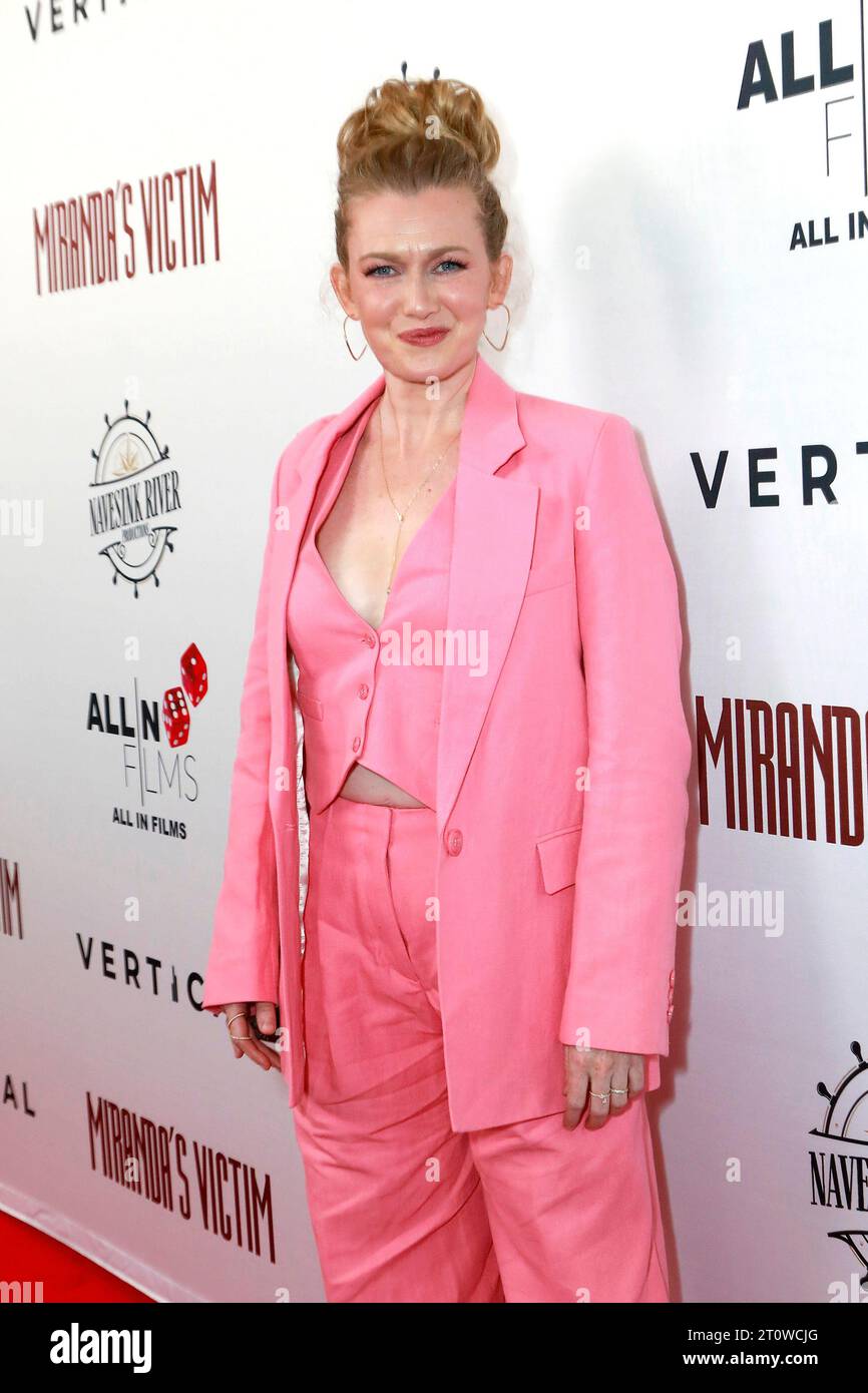 LOS ANGELES - OCT 5: Mireille Enos at the Miranda's Victim Screening at ...