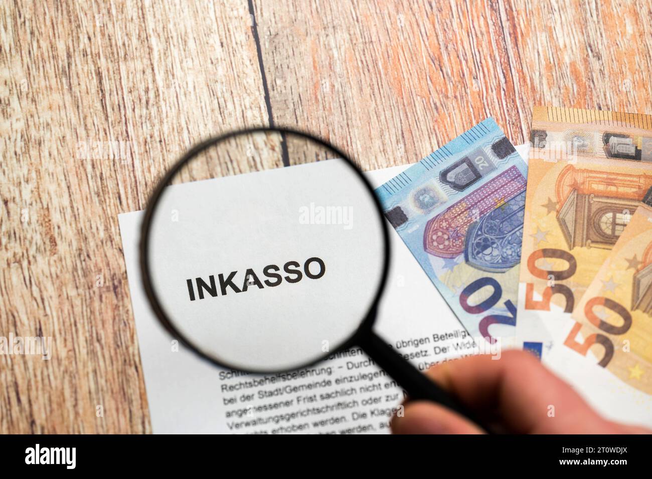 Inkasso brief hi-res stock photography and images - Alamy
