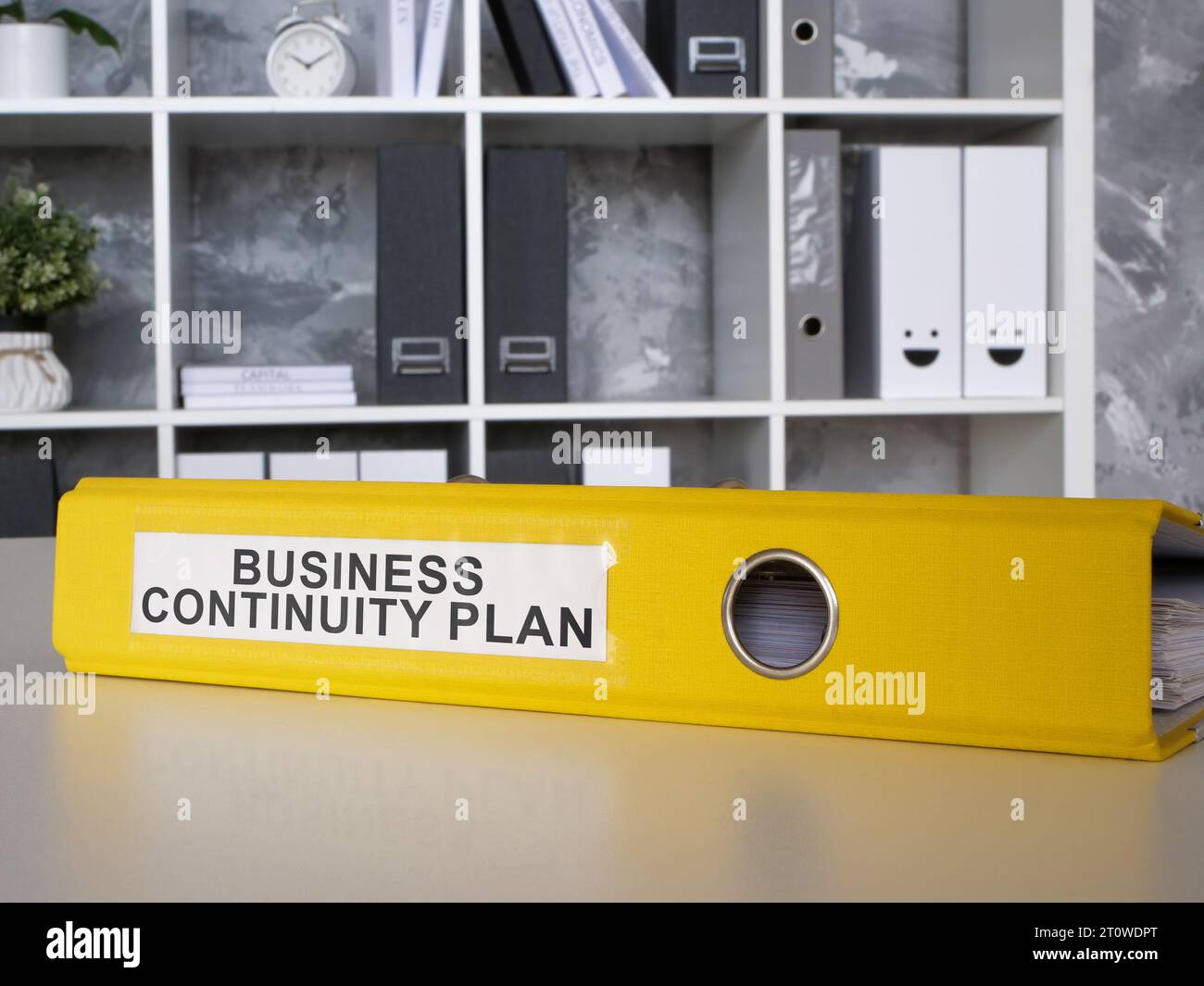 Business continuity plan on the office table Stock Photo - Alamy