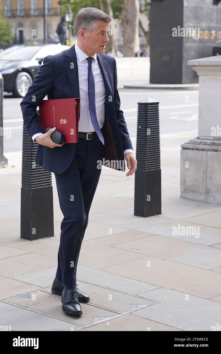Transport Secretary Mark Harper arriving at the Cabinet Office in ...