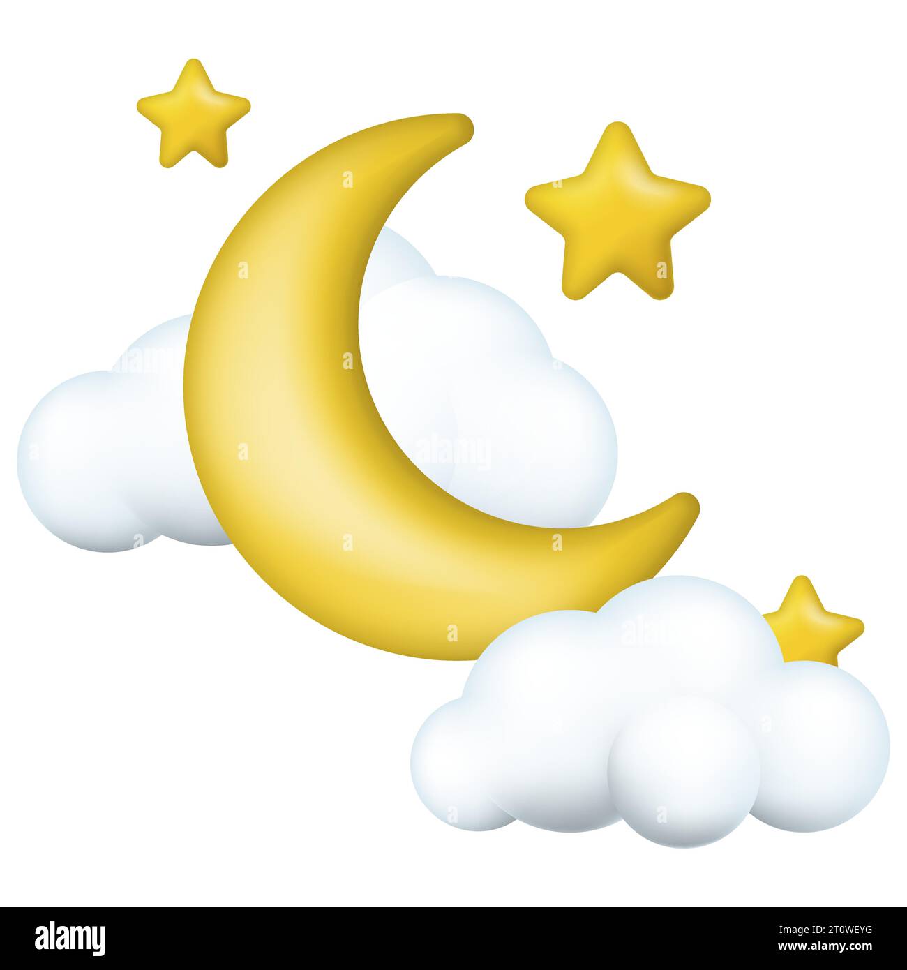 Golden moon hanging stars hi-res stock photography and images - Alamy