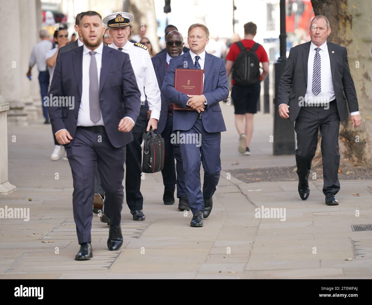 Defence Secretary Grant Shapps arriving at the Cabinet Office in ...