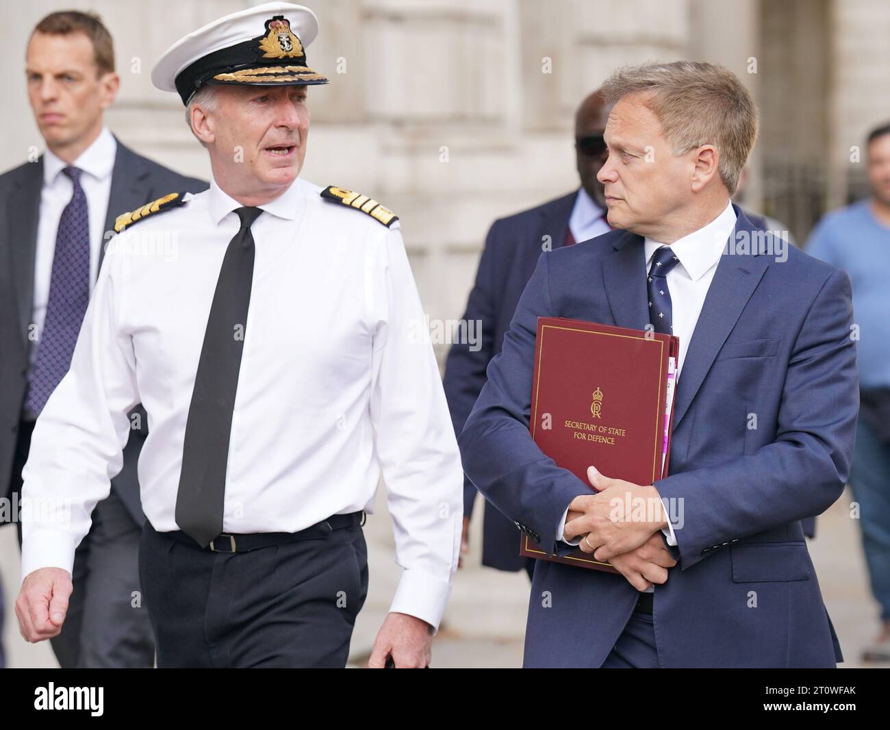 Defence Secretary Grant Shapps arriving at the Cabinet Office in ...