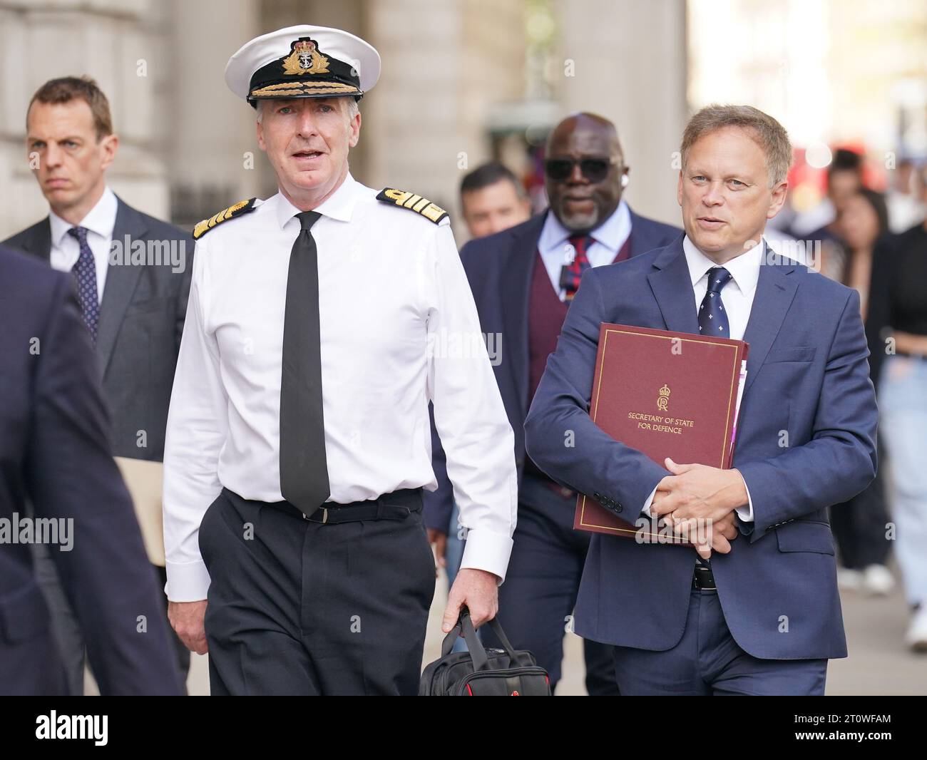Defence Secretary Grant Shapps arriving at the Cabinet Office in ...