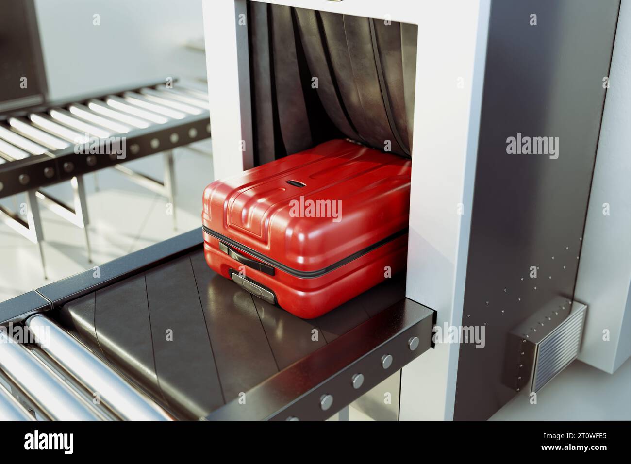 Airport baggage scanner hi-res stock photography and images - Alamy