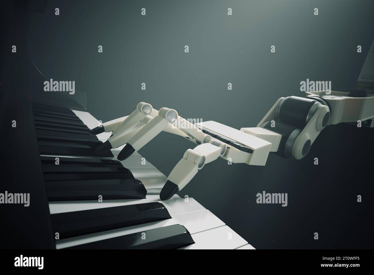 Robotic hand piano hi-res stock photography and images - Alamy