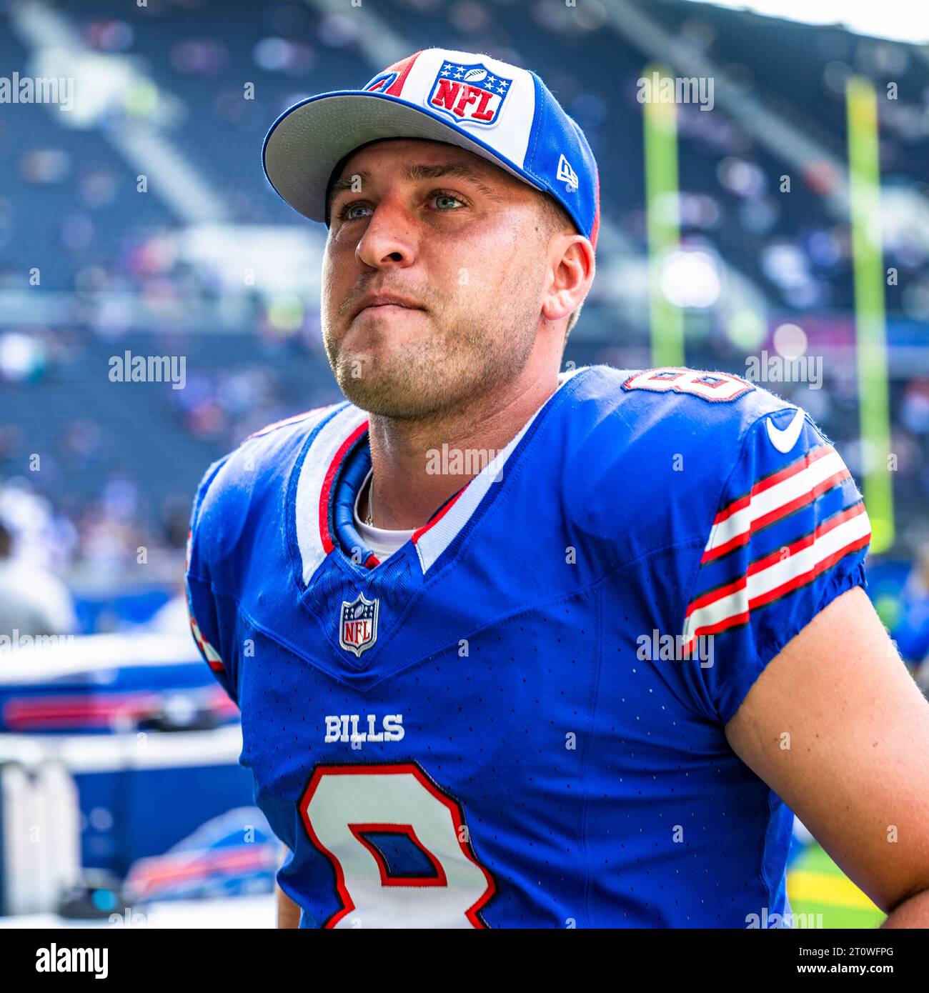 LONDON, UNITED KINGDOM. 08th, Oct 23. Sam Martin of Buffalo Bills during NFL 2023 London Series ...