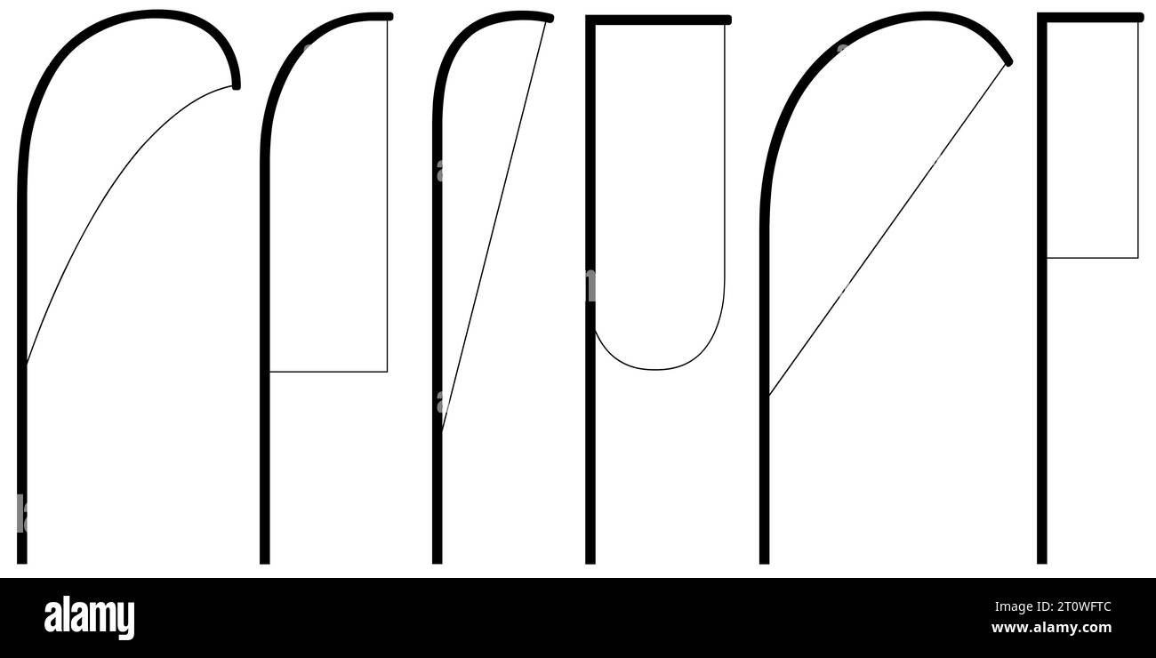 Empty beach flag Cut Out Stock Images & Pictures - Alamy