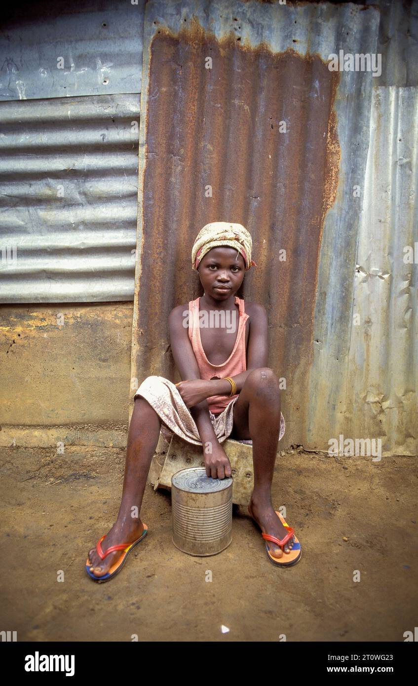 Liberia children portraits hi-res stock photography and images - Alamy