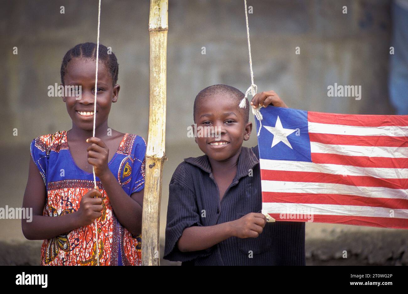 Liberian school children hi-res stock photography and images - Alamy