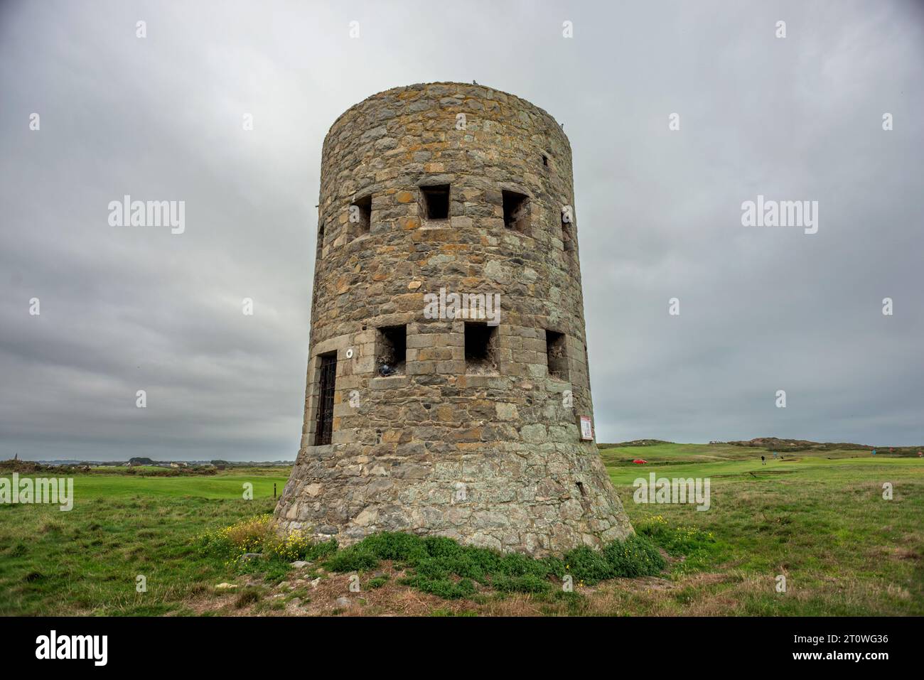 Guernsey, October 1st 2023: Loophole Tower No.5 - L'Ancresse Stock ...