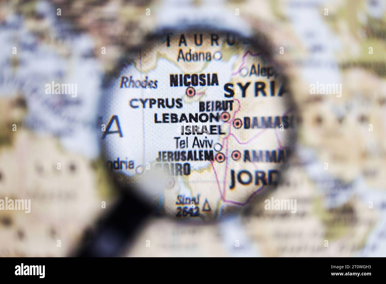 Palestina israel map hi-res stock photography and images - Alamy