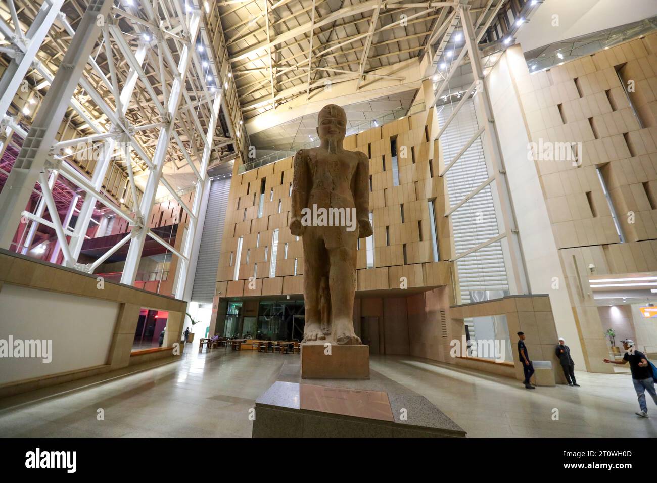 Giza. 8th Oct, 2023. This photo taken on Oct. 8, 2023 shows a view of ...