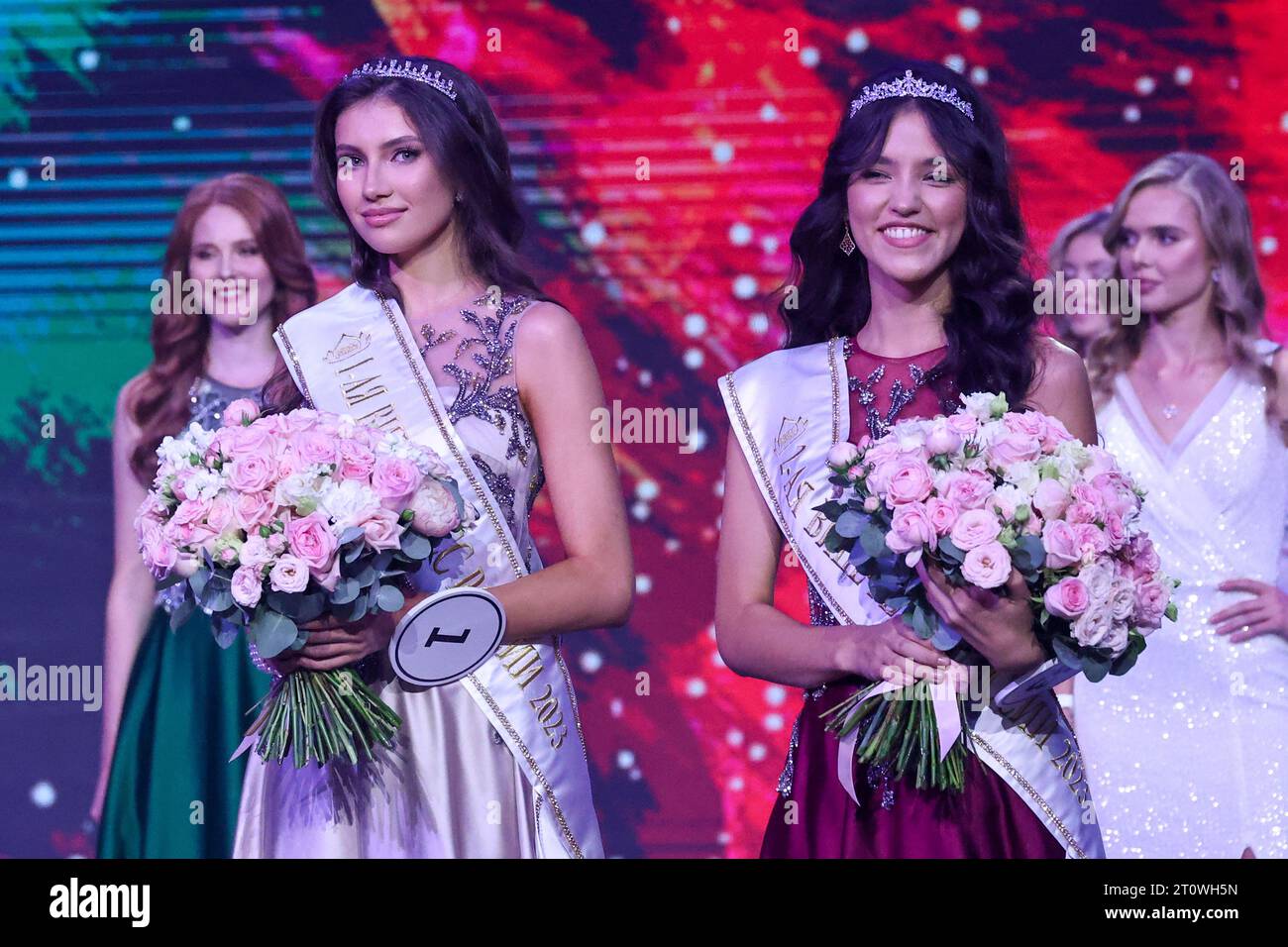 09.10.2023. Russia. Moscow. First Vice-Miss Russia 2023 Elizaveta ...