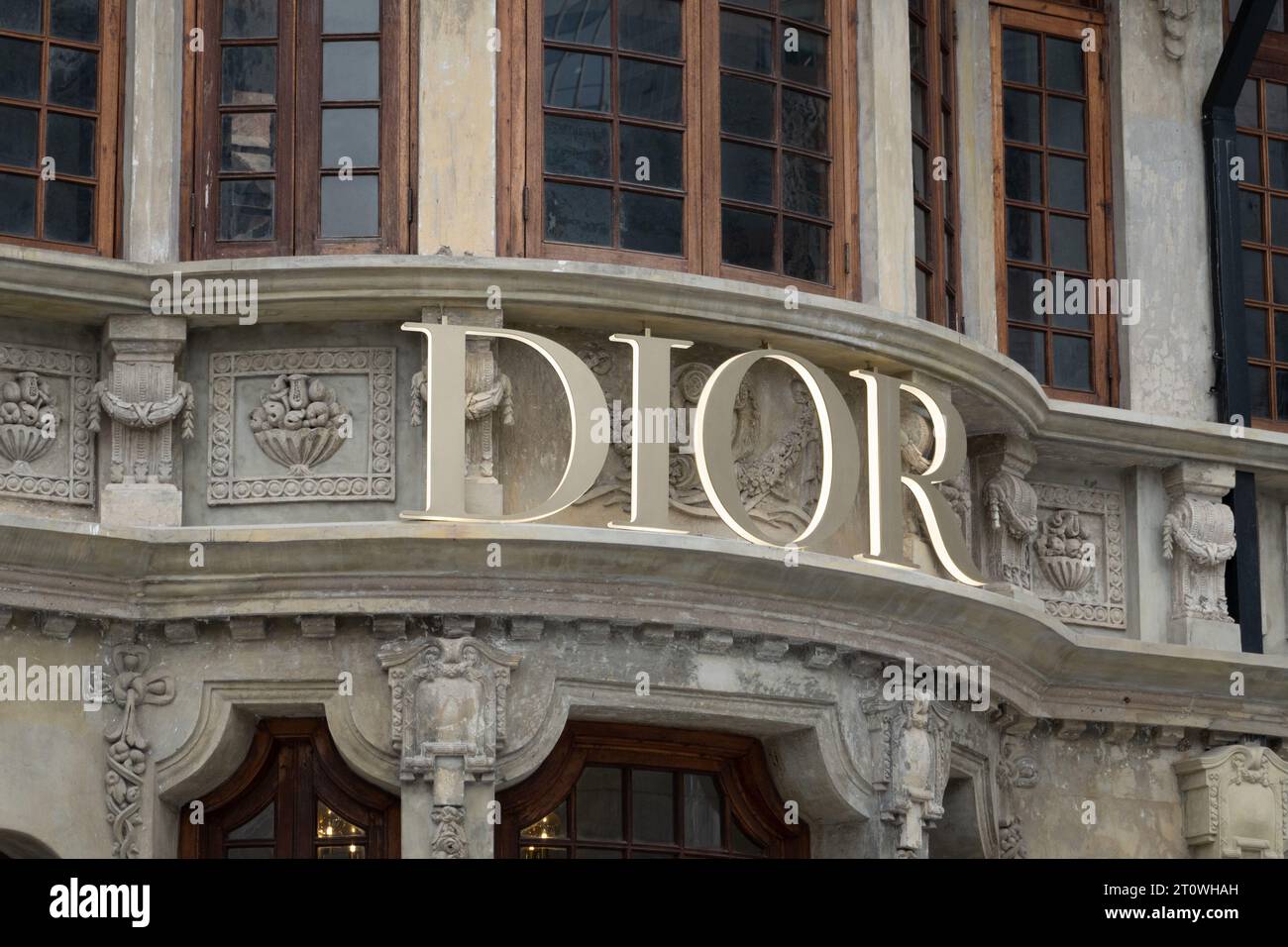 SHANGHAI, CHINA - OCTOBER 9, 2023 - The DIOR flagship store inside the ...