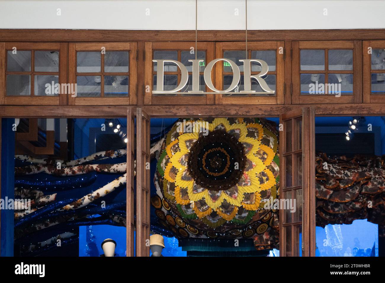 SHANGHAI, CHINA - OCTOBER 9, 2023 - The DIOR flagship store inside the ...