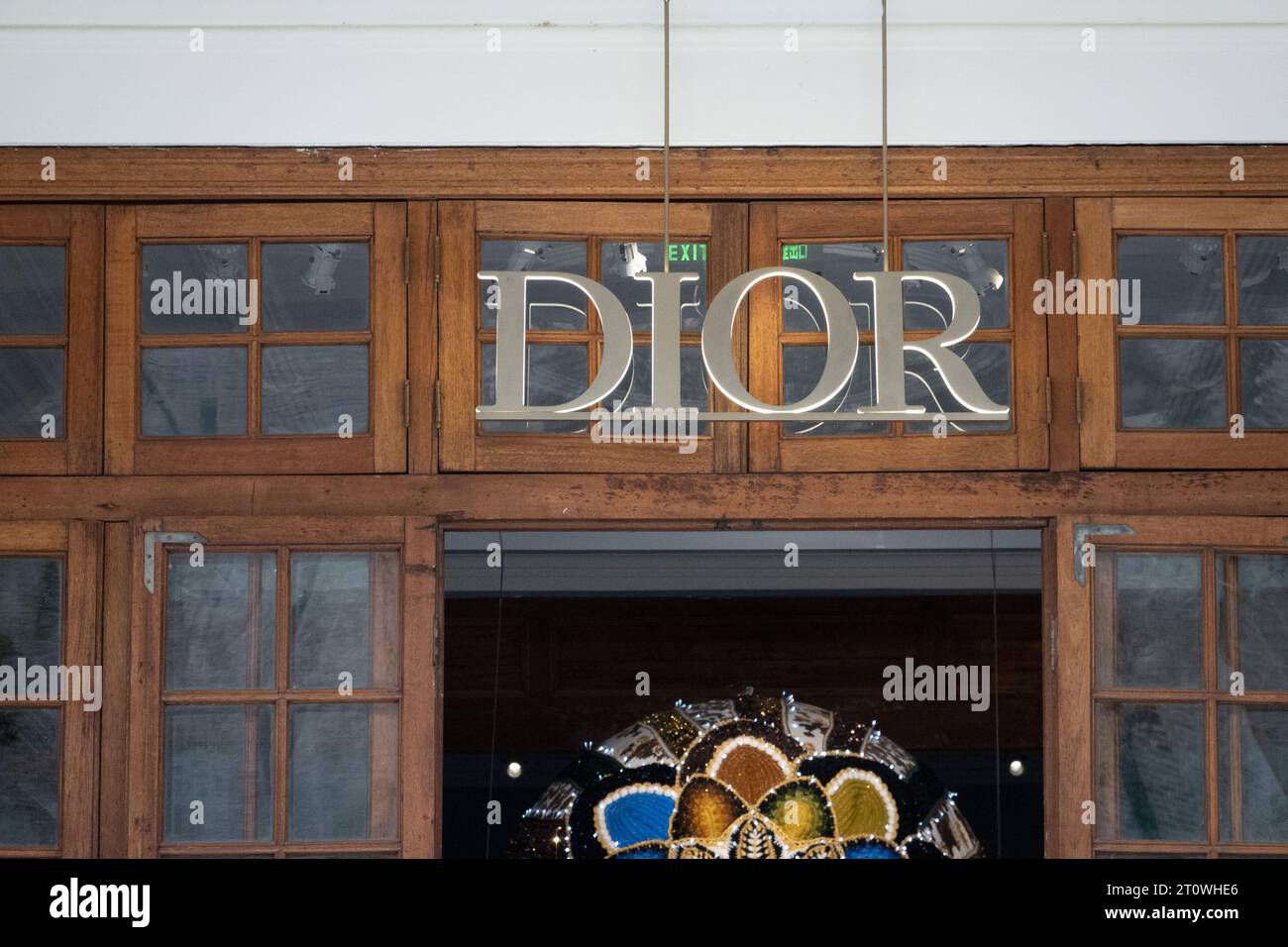 SHANGHAI, CHINA - OCTOBER 9, 2023 - The DIOR flagship store inside the ...