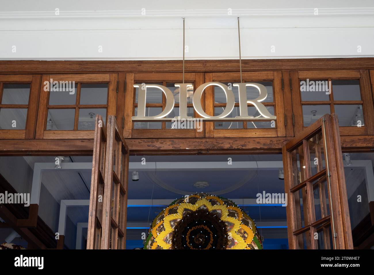 SHANGHAI, CHINA - OCTOBER 9, 2023 - The DIOR flagship store inside the ...