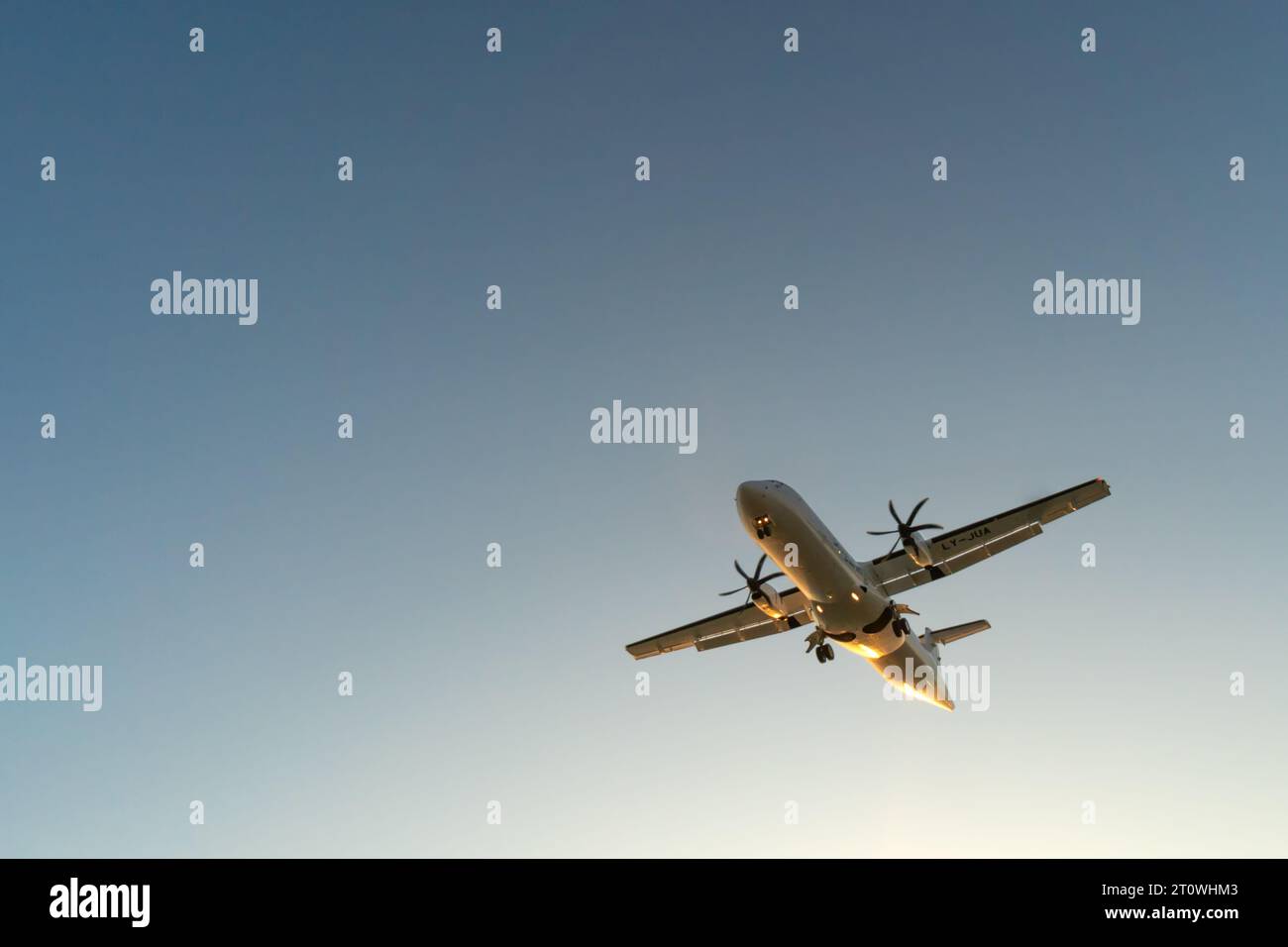 Batumi, Georgia - July 17 2023: Close-up of a Georgian Wings plane with ...