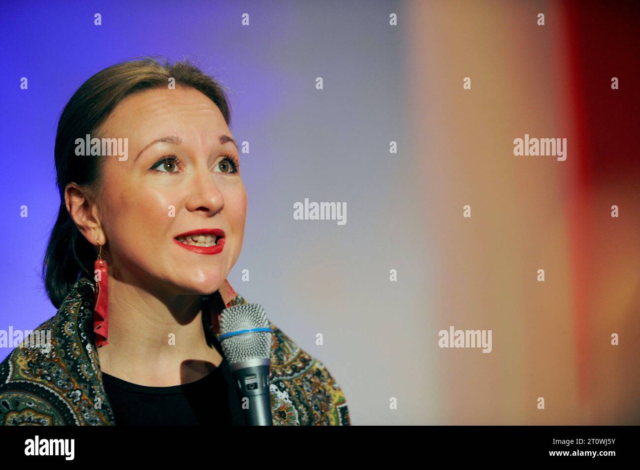 Die ukrainische Jazz-Sängerin Tamara Lukasheva in Oberhausen. Ukrainian ...