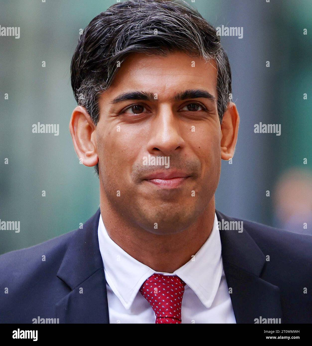 October 9, 2023, London, England, United Kingdom: UK Prime Minister RISHI SUNAK is seen arriving ...