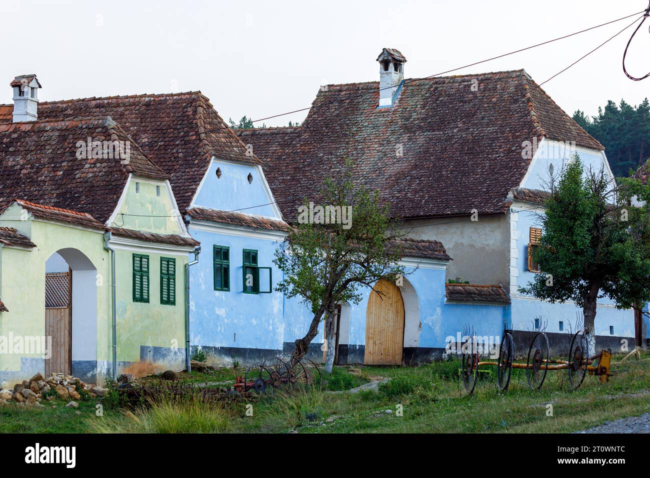 The Village of Viscri in Romania Stock Photo - Alamy