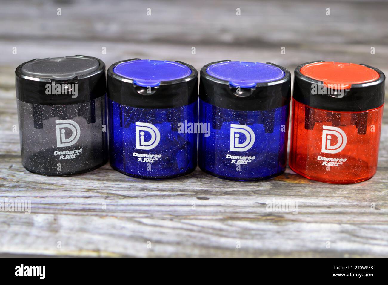 Cairo, Egypt, September 28 2023: Daimarse pencil sharpener, pointer ...