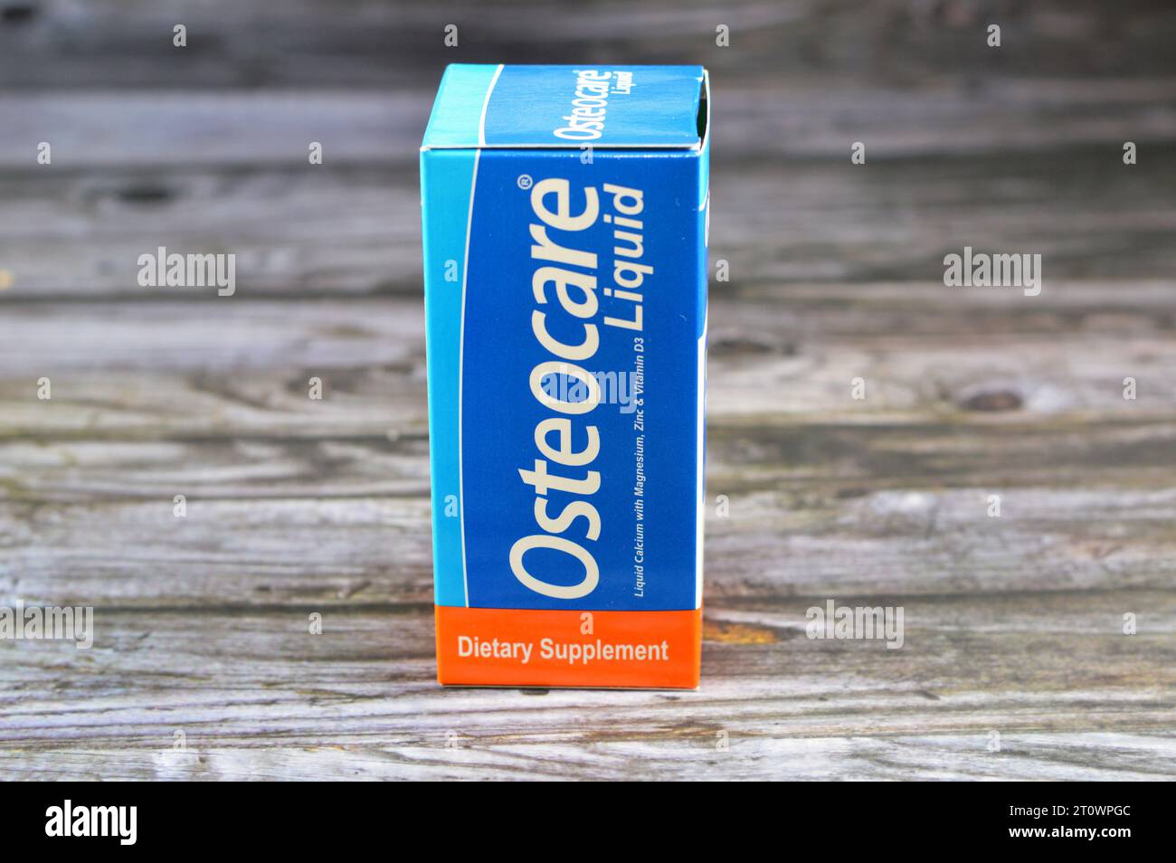 Cairo, Egypt, October 1 2023: Osteocare liquid syrup, Cacalium ...