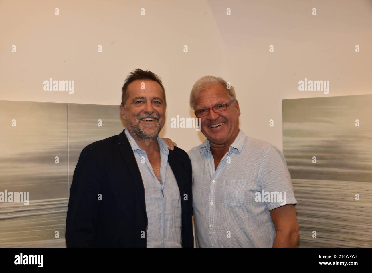 Thomas Wizany, Hermann Gerlich, Galerist, 2023, Präsenatation Kalender ...