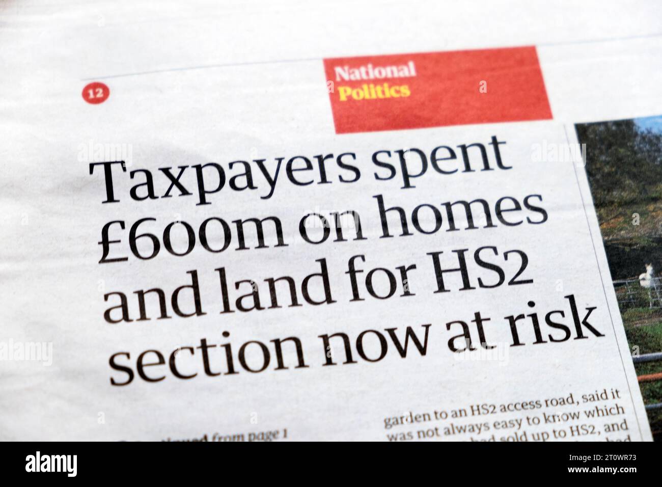 'Taxpayers spent £600m on homes and land for HS2 section now at risk ...