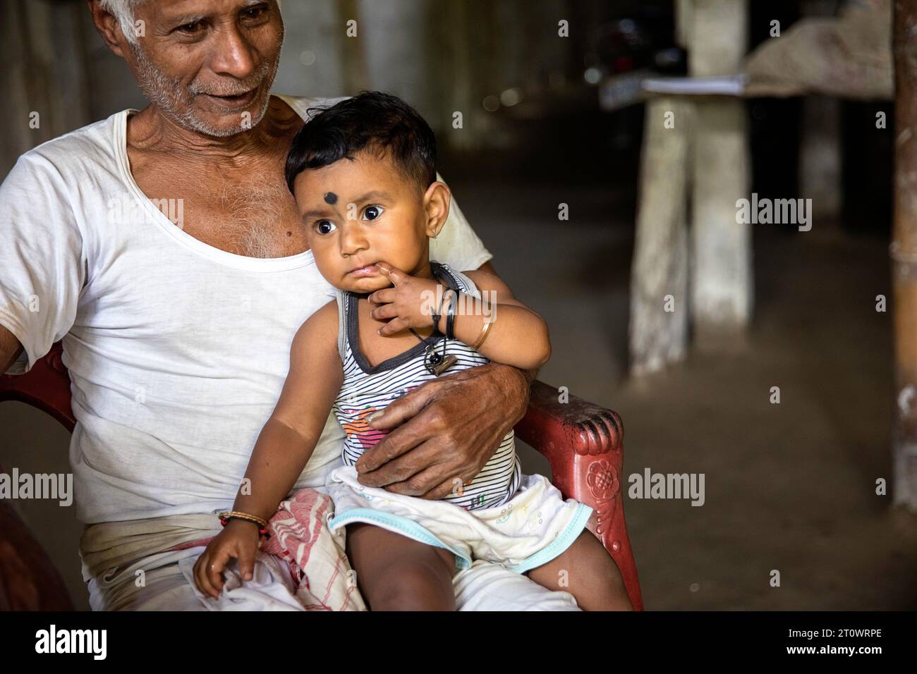 Father son in rural india hi-res stock photography and images - Alamy