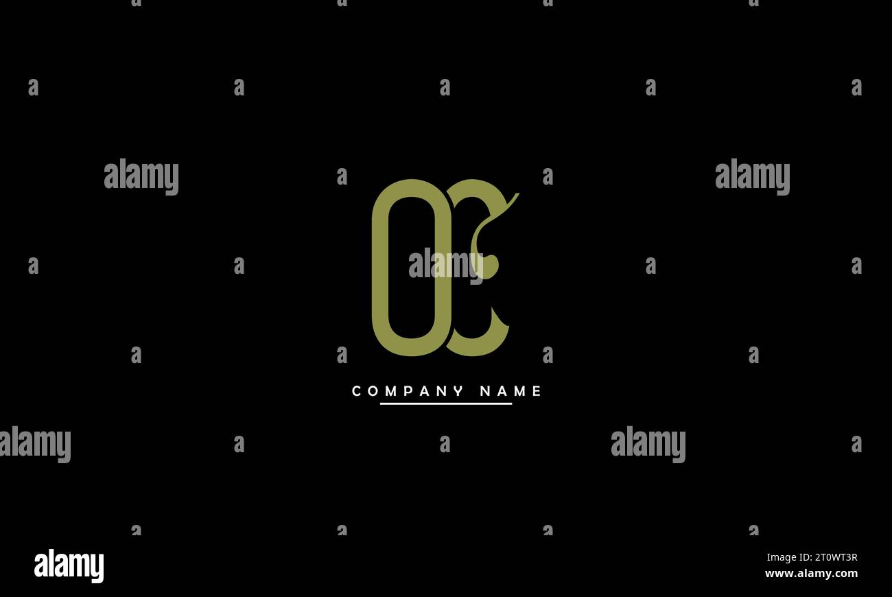 CO, OC Abstract Letters Logo Monogram Stock Vector Image & Art - Alamy