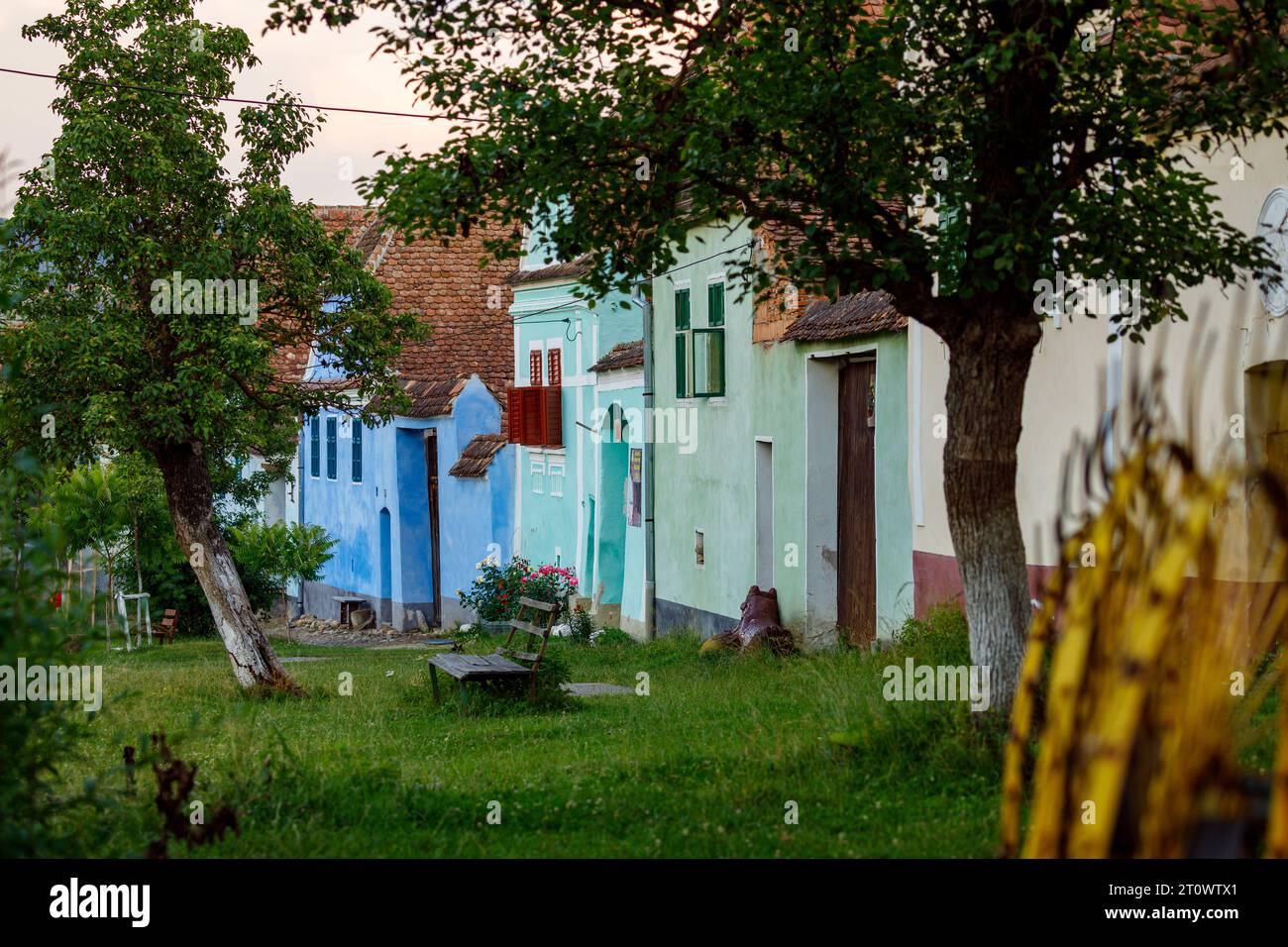 The Village of Viscri in Romania Stock Photo - Alamy