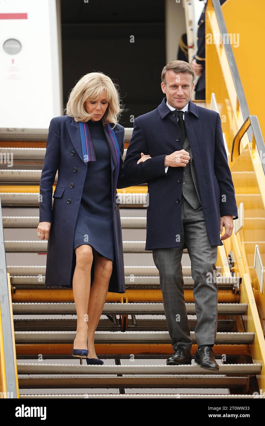 Hamburg, Germany. 09th Oct, 2023. Emmanuel Macron, President of France ...