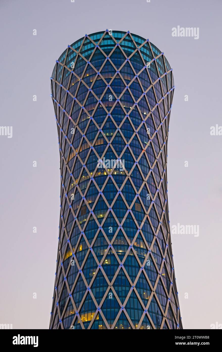 Tornado Tower aka QIPCO Tower, Doha, Qatar Stock Photo - Alamy