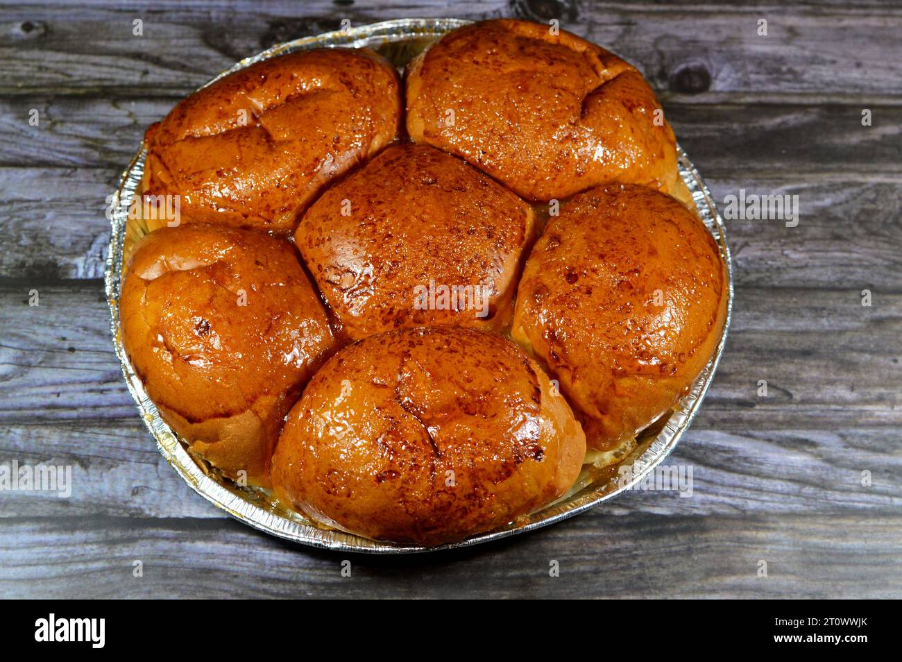 Brioche sweet buns, a bread of French origin whose high egg and butter ...