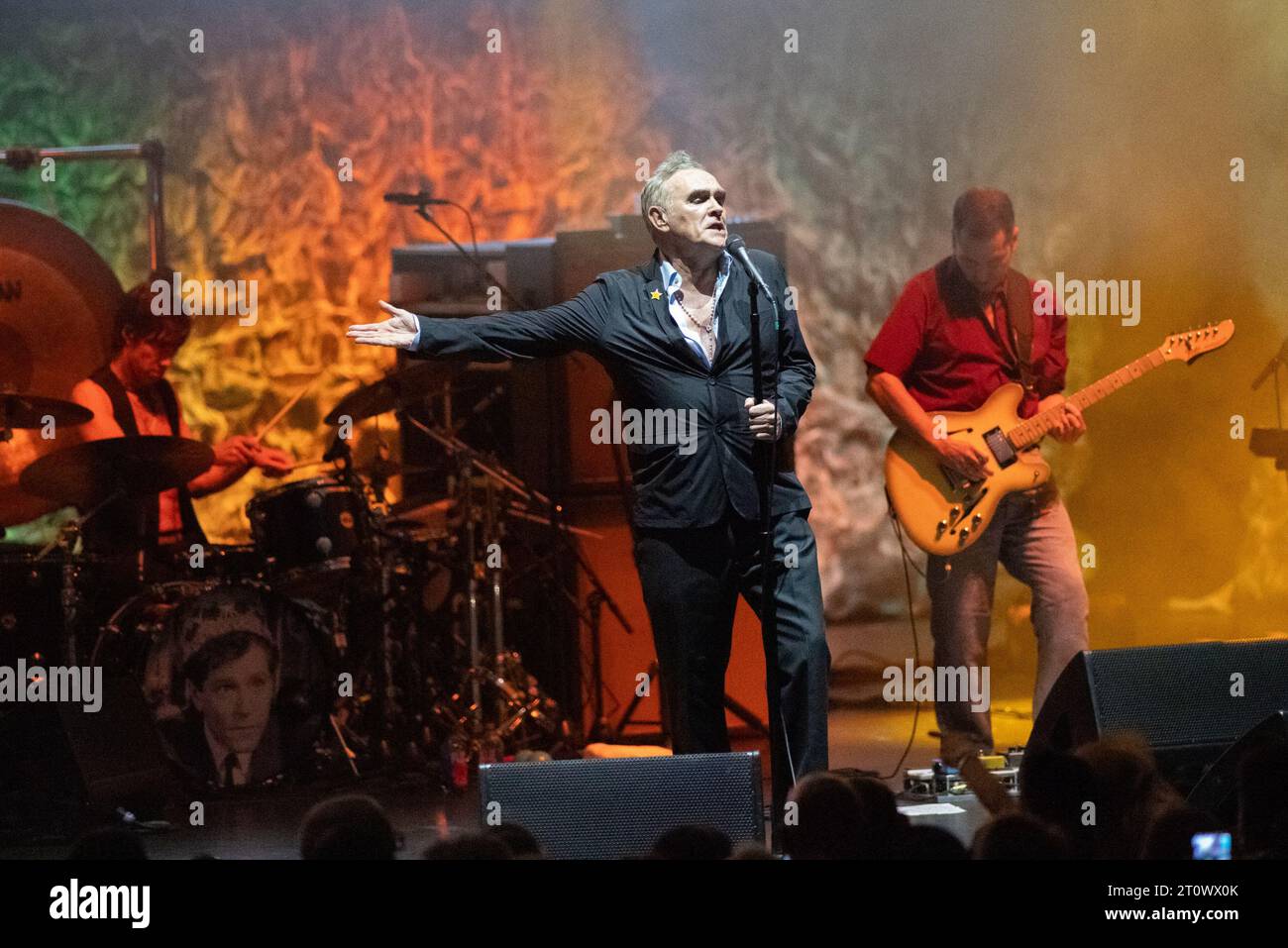 Morrissey performs on stage hi-res stock photography and images - Alamy