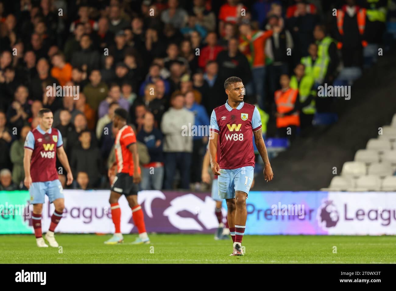 Lyle Foster at Luton V Burnley at Kennelworth Road Stadium 3 Oct 2023 ...
