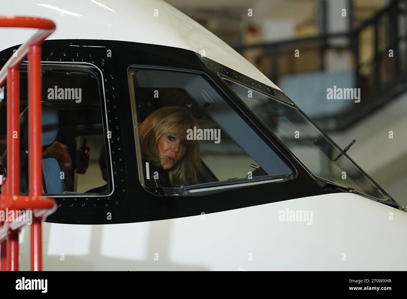 Hamburg, Germany. 09th Oct, 2023. Brigitte Macron, wife of the French ...