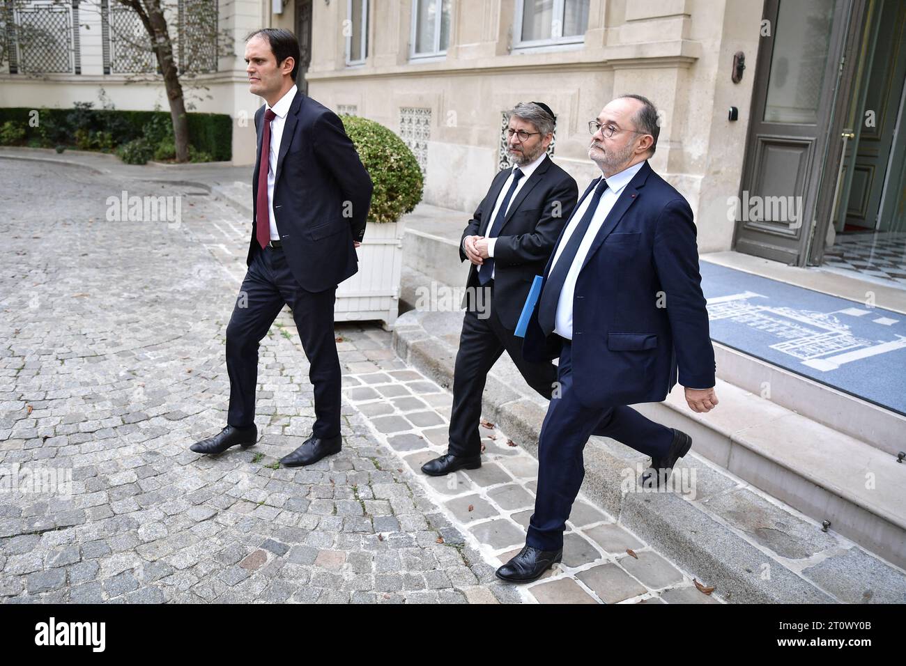 Paris, France. 09th Oct, 2023. President of Representative Council of ...