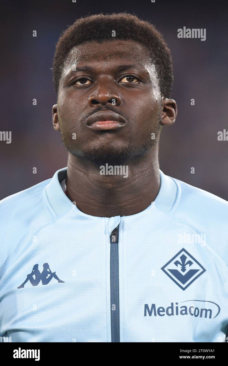 Naples, Italy. 8 Oct, 2023. Alfred Duncan of ACF Fiorentina during the ...