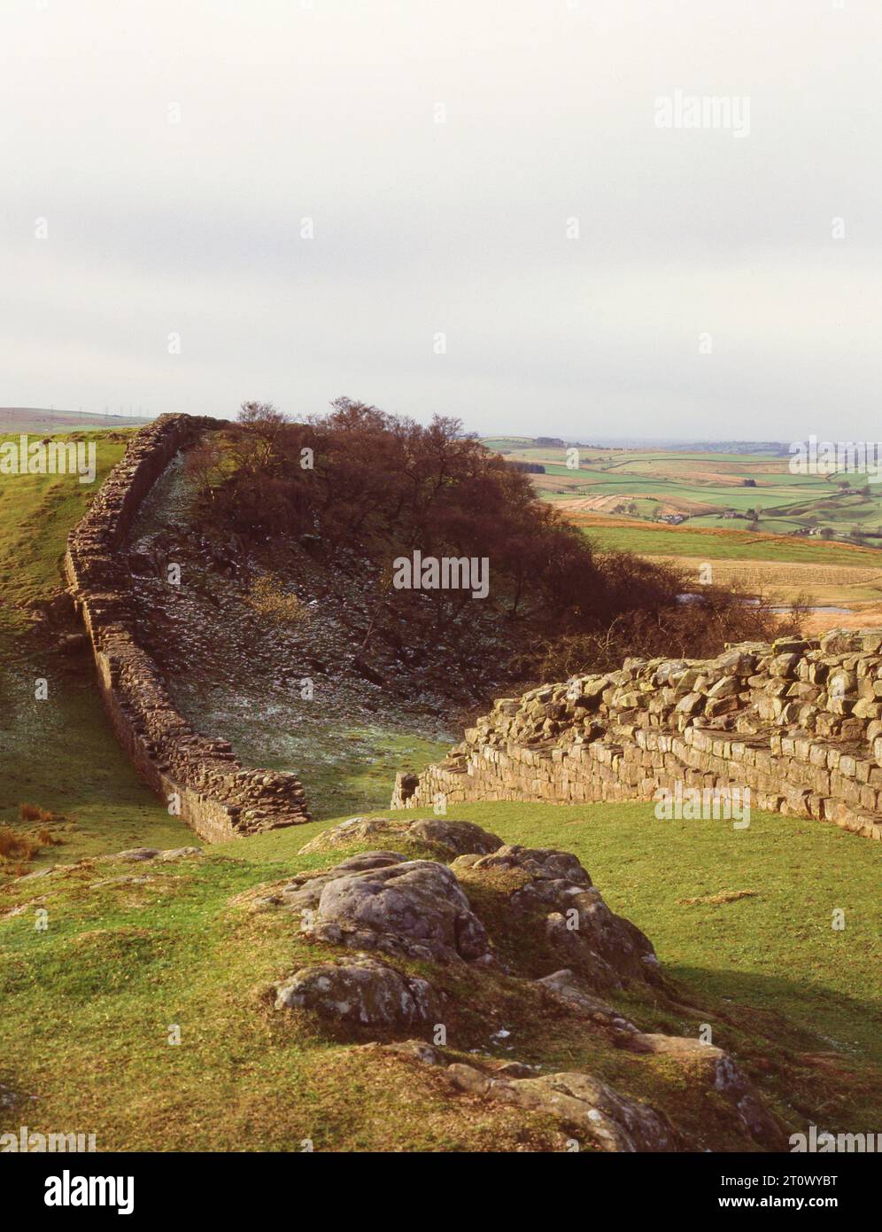 Hadrians wall walking route hi-res stock photography and images - Alamy