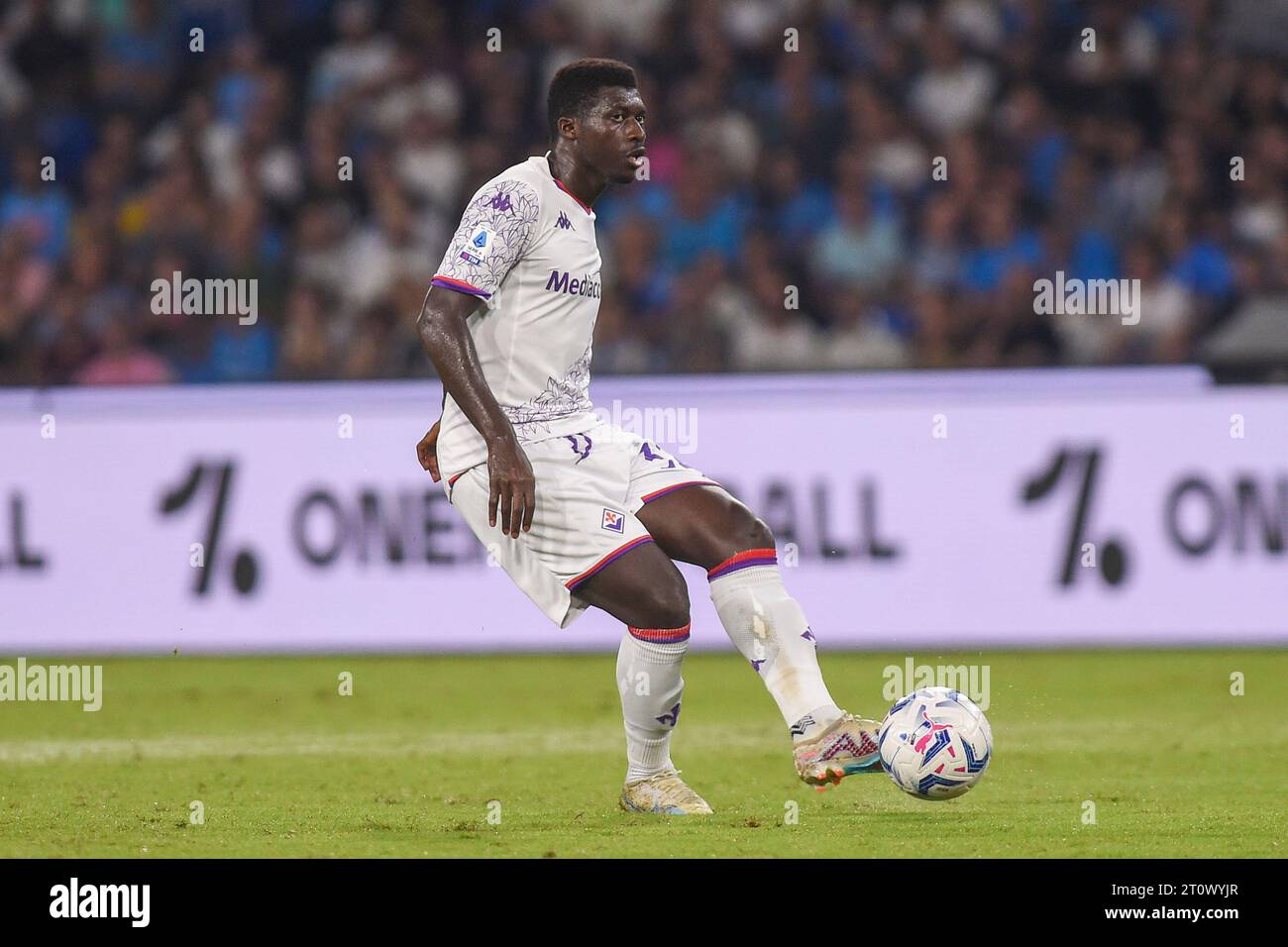Naples, Italy. 8 Oct, 2023. Alfred Duncan of ACF Fiorentina during the ...